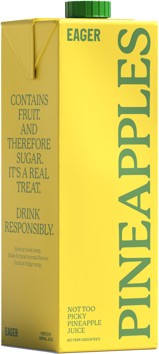 Eager Cloudy Pressed Pineapple Juice | Distilled
