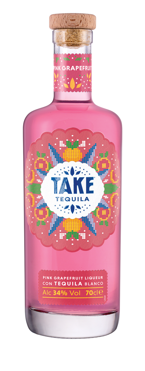 Take Tequila Pink Grapefruit Liqueur | Distilled